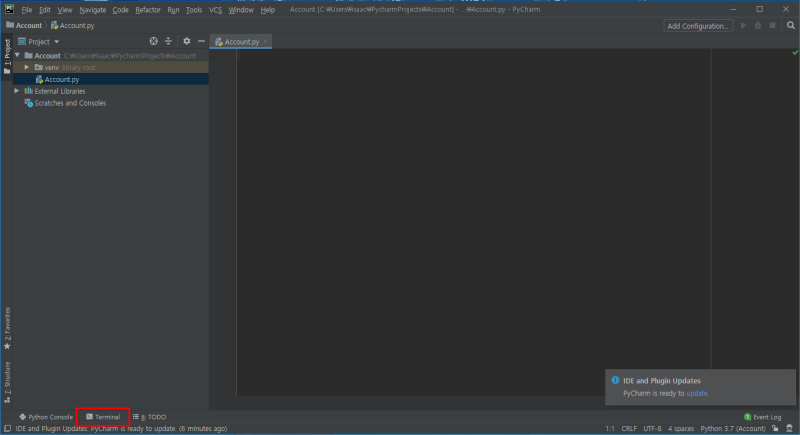 파이참에서 터미널 pip 사용하기 PyCharm terminal pip : 네이버 블로그
