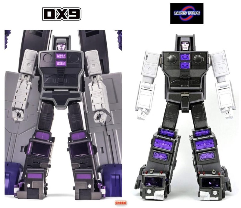 트랜스포머3사 메나졸 모터마스터 DX9,팬즈토이즈 로드킹 비교사진 : 네이버 블로그