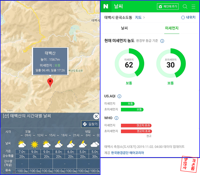 태백산 유일사 코스 등산 최단코스 유일사 주차장 장군봉 천제단 원점 네이버 블로그