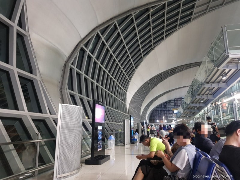 방콕 - 인천 구간 대한항공 KE658, B747-400 탑승후기 (좌석, 기내식 등) : 네이버 블로그