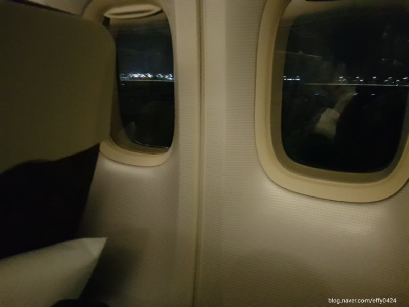 방콕 - 인천 구간 대한항공 KE658, B747-400 탑승후기 (좌석, 기내식 등) : 네이버 블로그