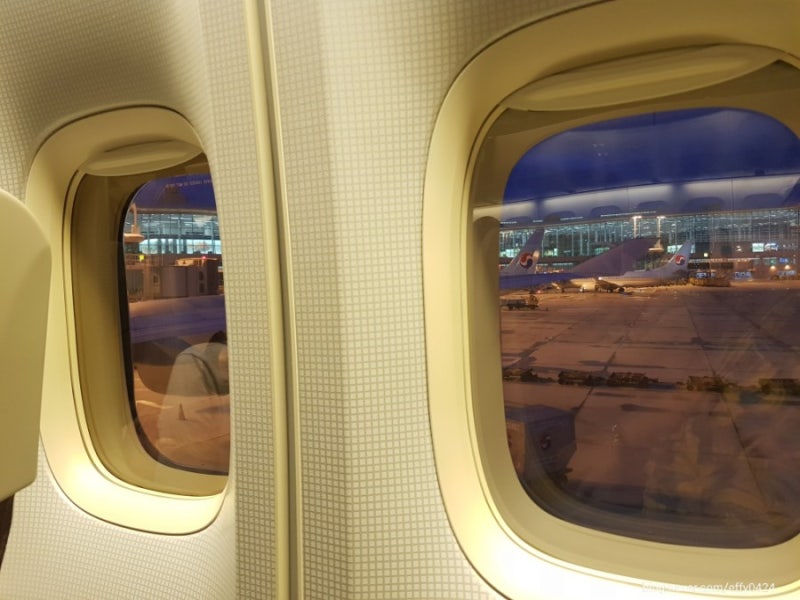 방콕 - 인천 구간 대한항공 KE658, B747-400 탑승후기 (좌석, 기내식 등) : 네이버 블로그