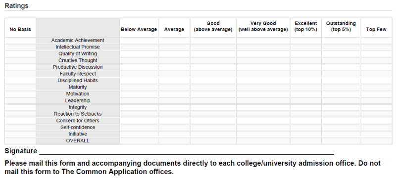 미국대학컨설팅 Common App Recommendation School Report Mid Year Report 커먼앱 추천서 ...