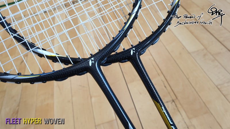 FLEET BADMINTON RACQUET HYPER WOVEN(플리트에 우븐 라켓은 마하 시리즈만 있는 것이 아니다, 하이퍼 ...