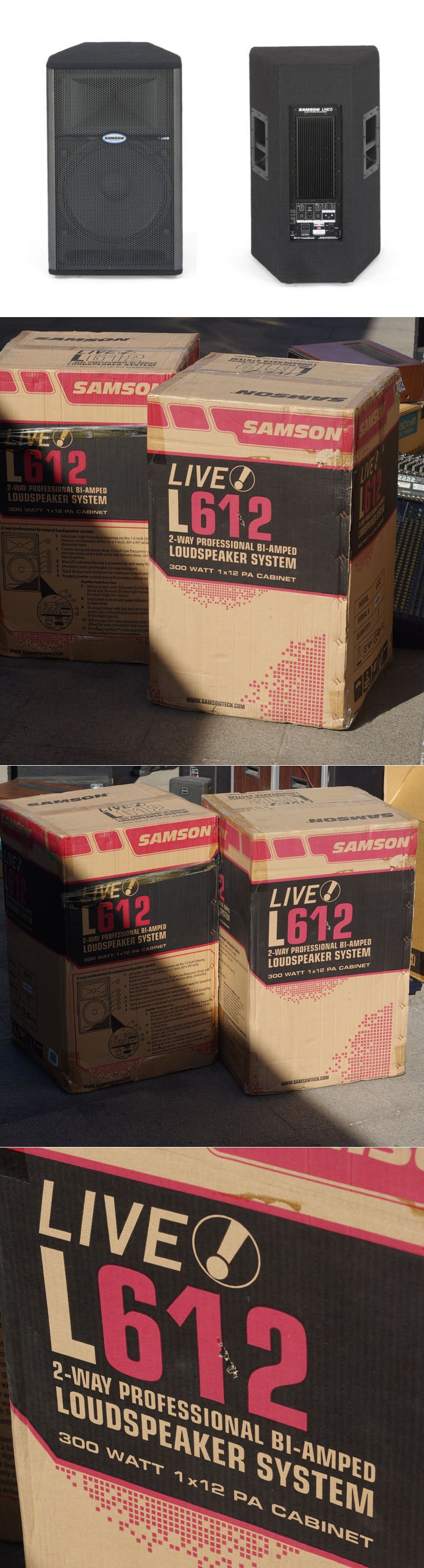 L612 신품/SAMSON L612 LIVE615 샘손 12인치 300와트 액티브1조,스탠드1조 박스신품 : 네이버 블로그