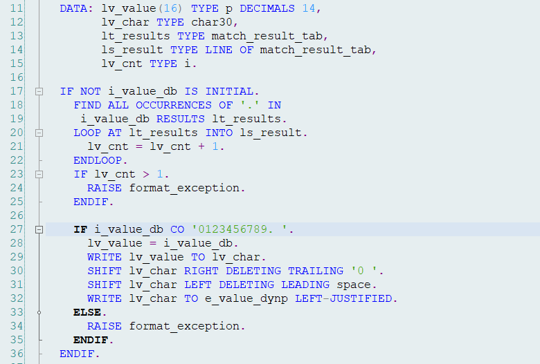 [SAP ABAP] BUX_DECIMAL_START : 네이버 블로그