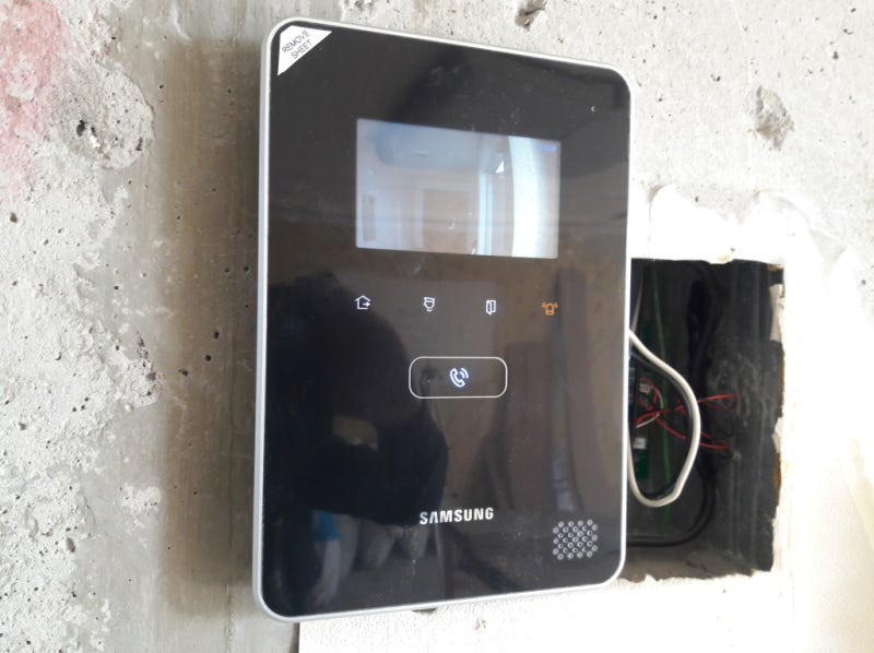 삼성 SHT-3625AMK 인터폰 신형설치 인천 서구 마전동 당하풍림아이원2차 아파트 : 네이버 블로그