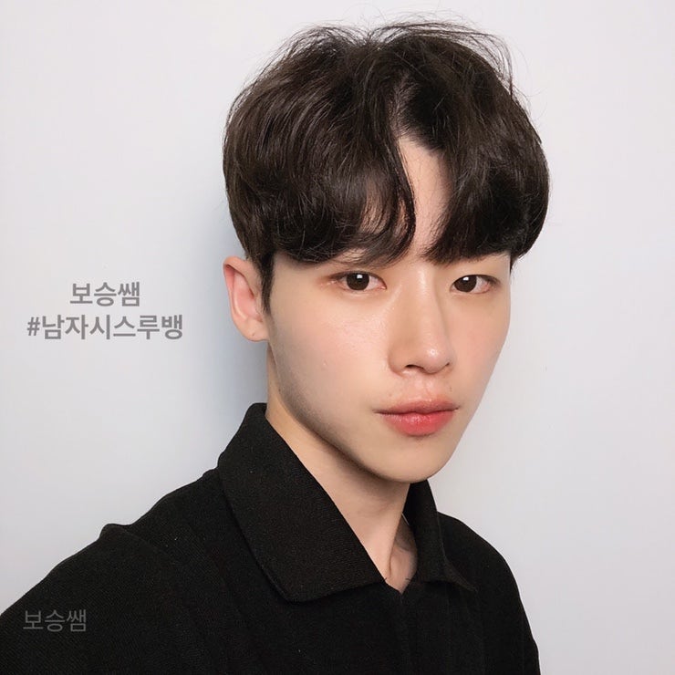 2020 남자 긴머리 펌 시스루 애즈펌 네이버 블로그