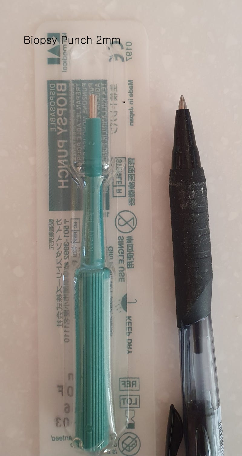바이옵시 펀치 ~ biopsy punch~~ punch !!! : 네이버 블로그