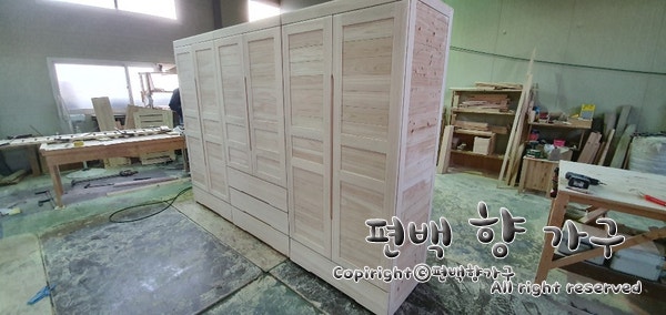 편백나무 원목 장롱 10자세트 제작완료 후기. : 네이버 블로그