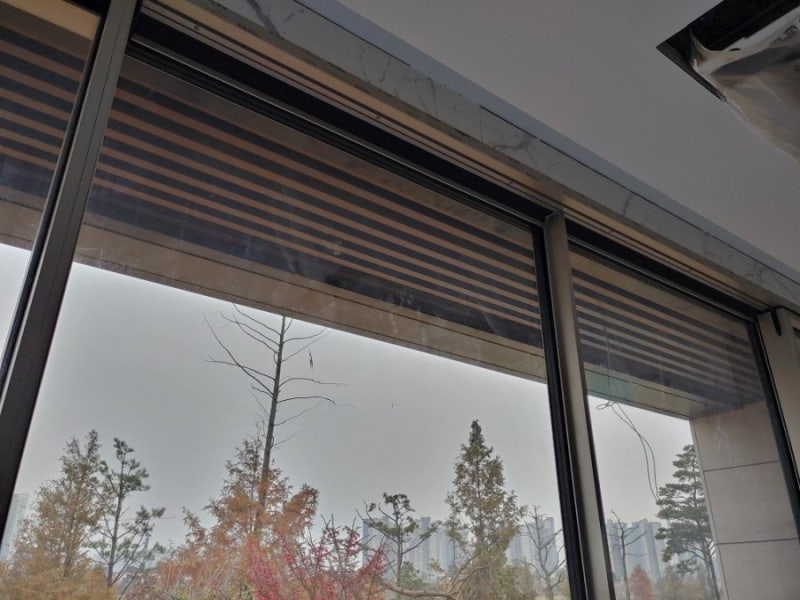 인천 청라 주택 스크린루버 40X200@90,160 팬턴 7595C 불소수지도장 밀폐형+오픈형 스크린루바 : 네이버 블로그