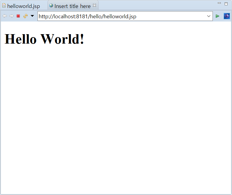 [JSP] Hello World 출력하기 : 네이버 블로그