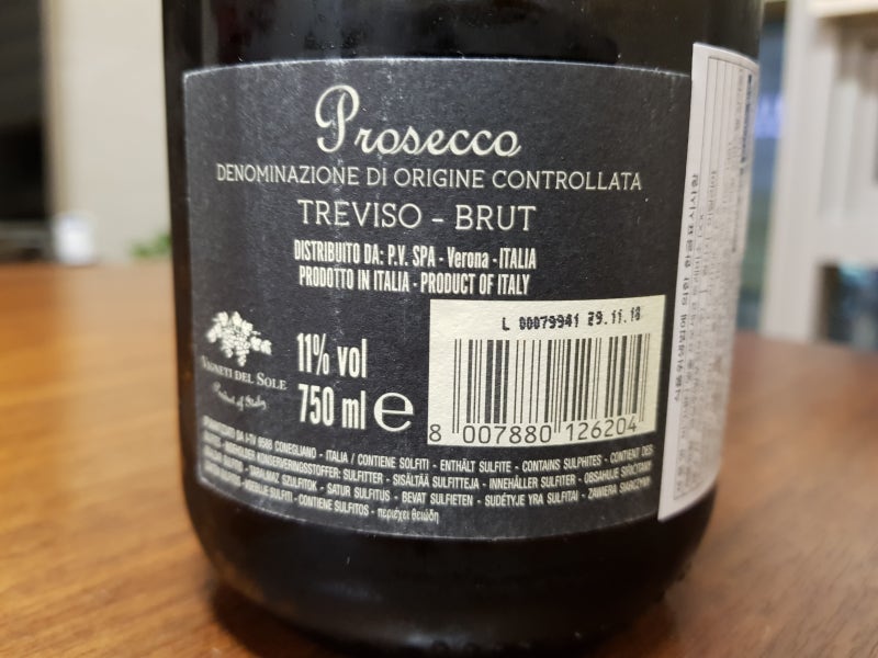 비그네티 델 솔 프로세코 트레비소 DOC Prosecco Vignetti del Sole : 네이버 블로그