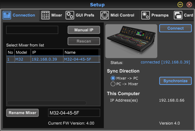 MIDAS M32 마이다스 디지털믹서 펌웨어 드라이버 및 에디트 프로그램 업그레이드 4.0 (최신버전 페이지 링크) : 네이버 블로그