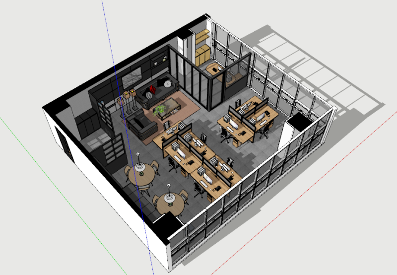 마곡 사무실 인테리어 3D 제안 도면 - 두산 더랜드 파크/흥덕유타워 : 네이버 블로그