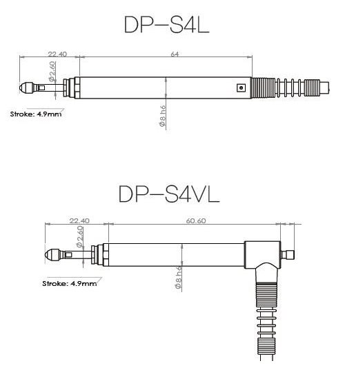 DP-S4,DP-S4V,DP-S4L,DP-S4VL,DP-S4A,DP-S4VA,DP-S4AL,DP-S4VAL 변위센서 종류 ...