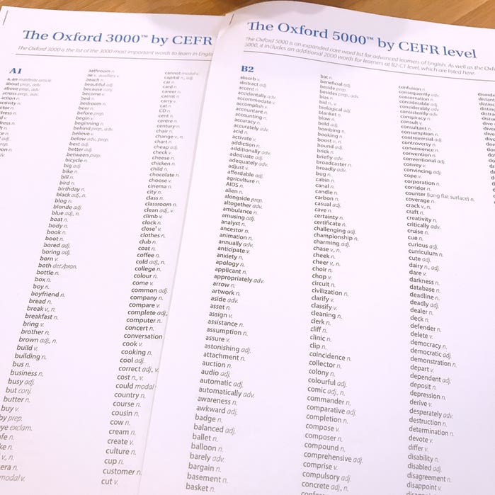 [Word lists] Oxford Learner's 3000 and 5000 단어 : 네이버 블로그