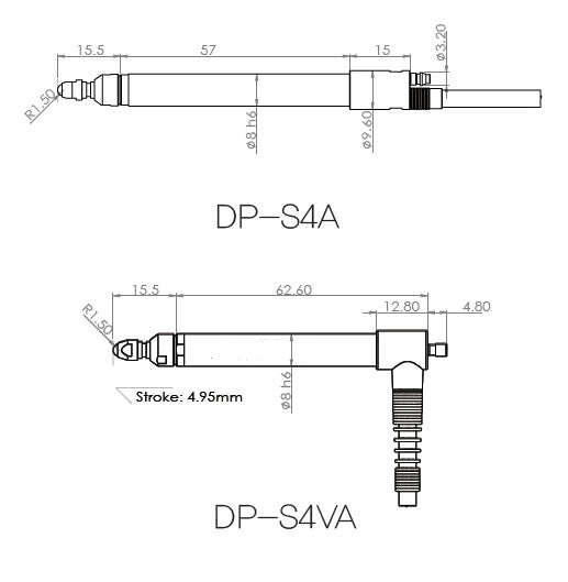 DP-S4,DP-S4V,DP-S4L,DP-S4VL,DP-S4A,DP-S4VA,DP-S4AL,DP-S4VAL 변위센서 종류 ...