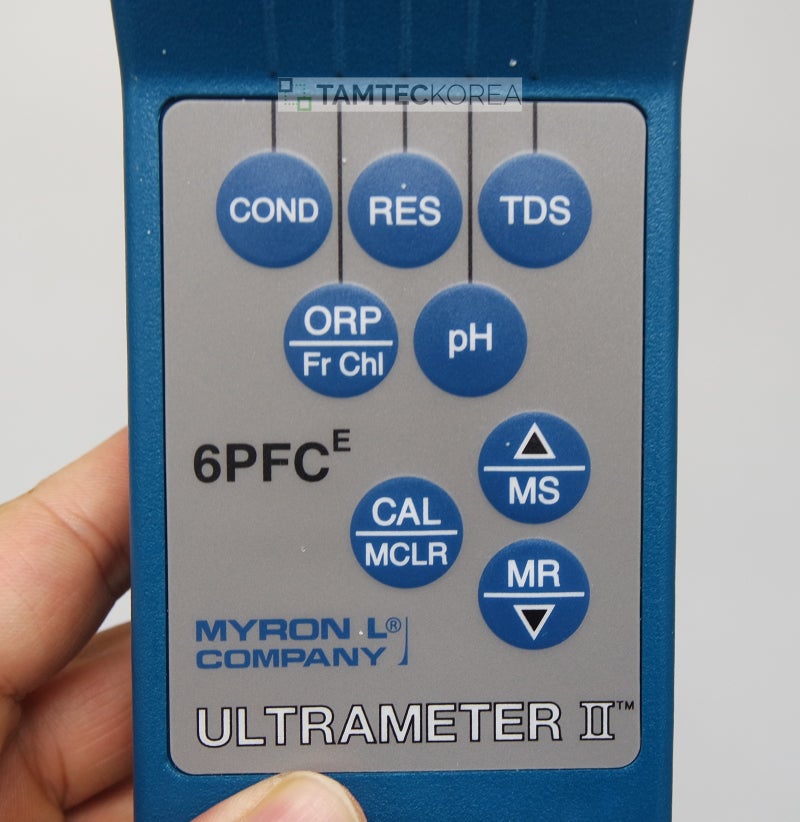 Myron ULTRAMETER II 6PFCE 수질 측정기/전도도/PH/TDS측정 : 네이버 블로그