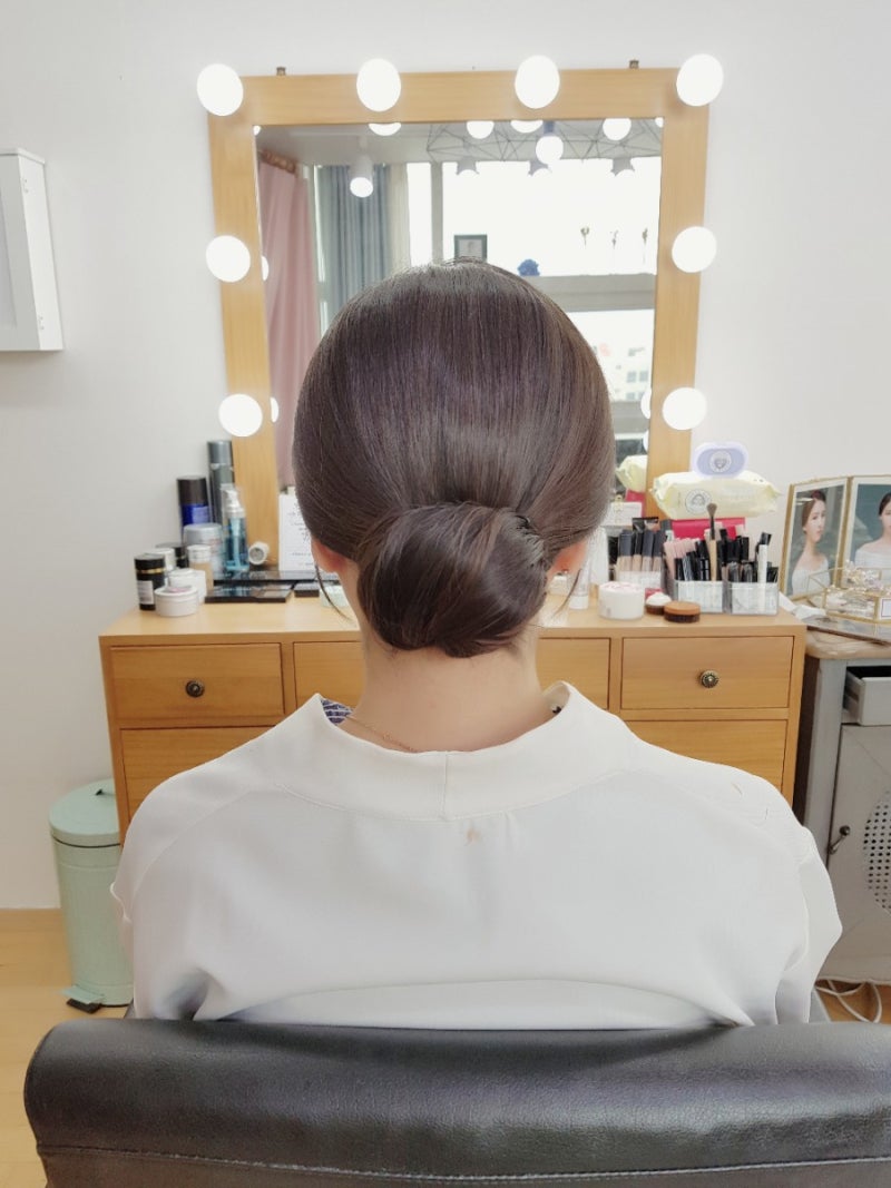 웨딩본식헤어 업스타일, 신부헤어 _ 홍대 메이크업한다 : 네이버 블로그