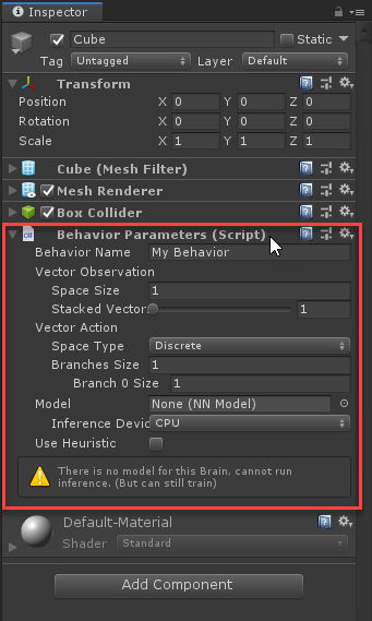 [Unity 2019] 유니티 머신러닝(Machine Learning) ml-agent 10 Migrating from ML ...