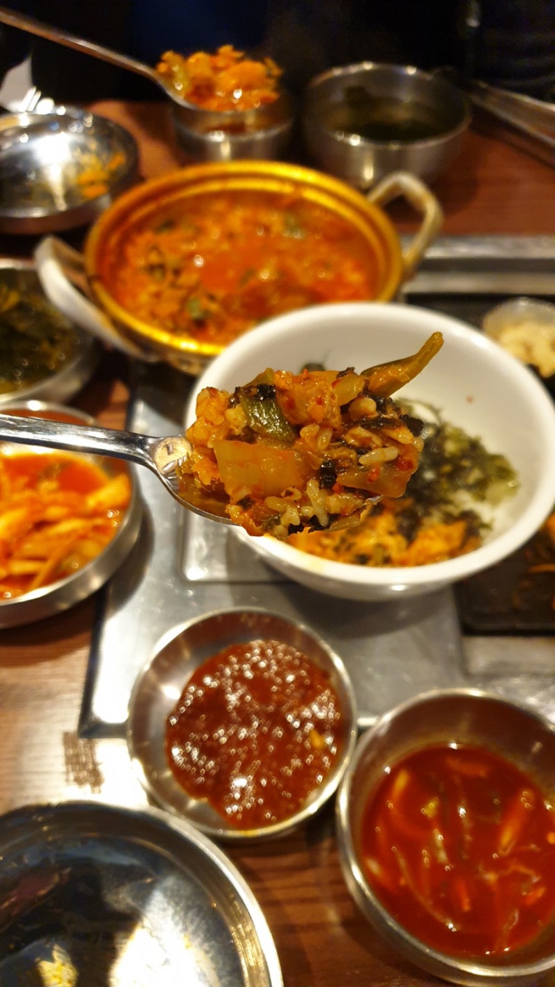 논산 내동 새마을식당 열탄불고기 매운맛 맛있게 먹는 꿀팁백종원 맛집 네이버 블로그