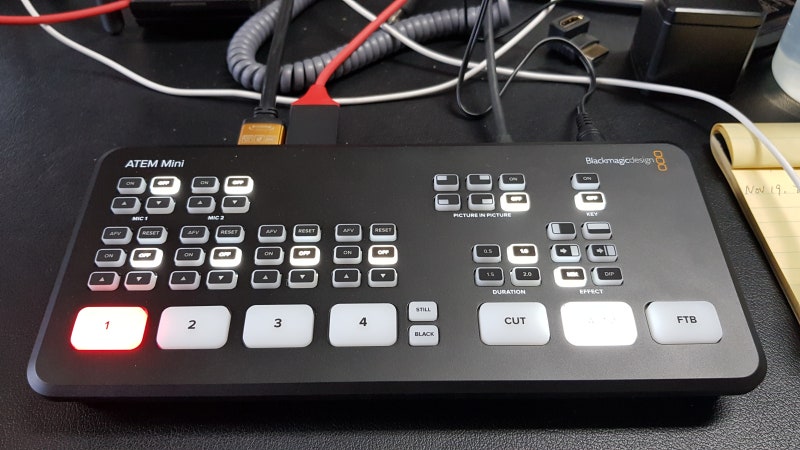 블랙매직 ATEM mini 개봉기 & 테스트 : 네이버 블로그