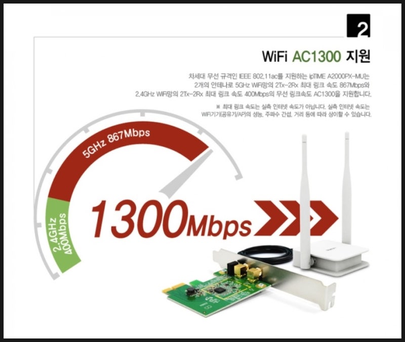 데스크탑 PC에 갓성비 5G 무선랜카드(ip TIME A2000PX-MU) 설치하기 : 네이버 블로그