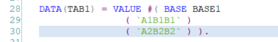 [SAP ABAP] VALUE #( BASE 구문) : 네이버 블로그