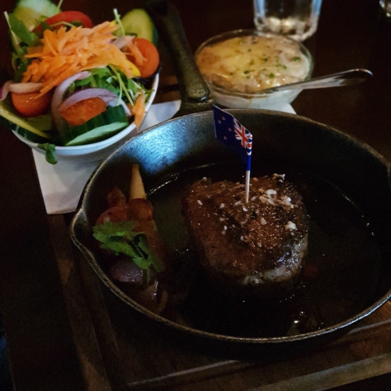 [뉴질랜드맛집] 오클랜드 그랜필드에 이런 맛집이?! 'Bushman's Grill' 부쉬맨 그릴 스테이크 & 립 핵꿀맛 후기♥️ ...