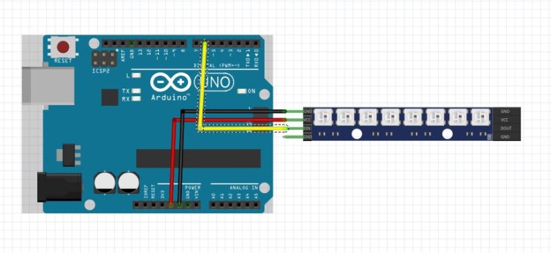 19장. 아두이노 WS2812B 네오픽셀 LED 모듈 코딩 : 네이버 블로그