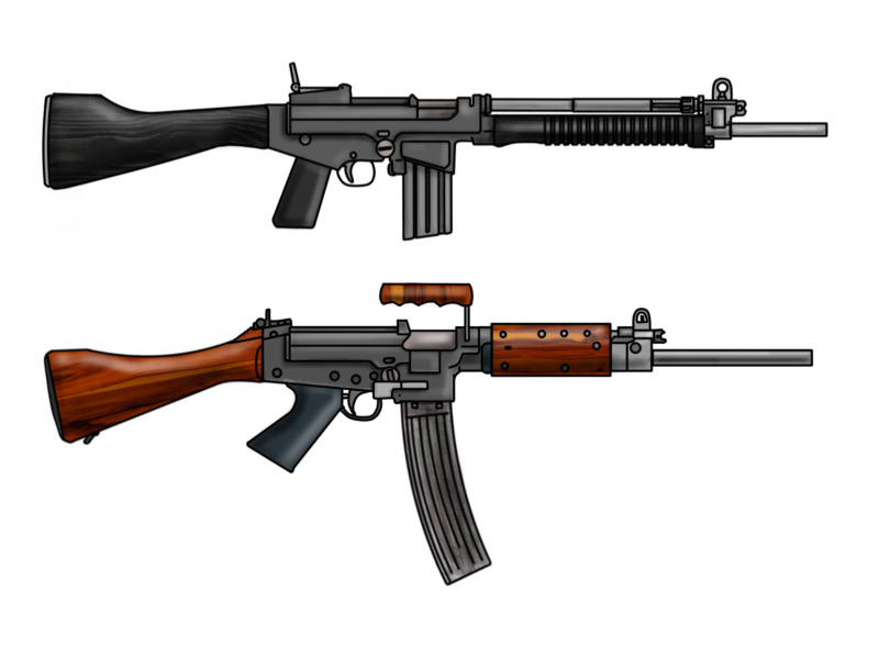 FN FAL Series (feat. L1A1 SLR, SA58) : 네이버 블로그