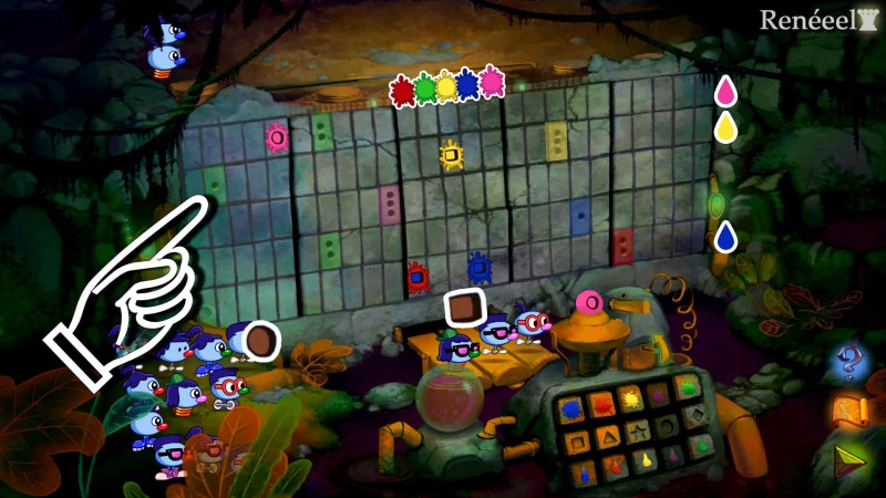 [고전게임/소개] Zoombinis 줌비니 : 수학 논리 여행 - 널뛰기 돌벽(Mudball Wall) ｜단계별 플레이 ...
