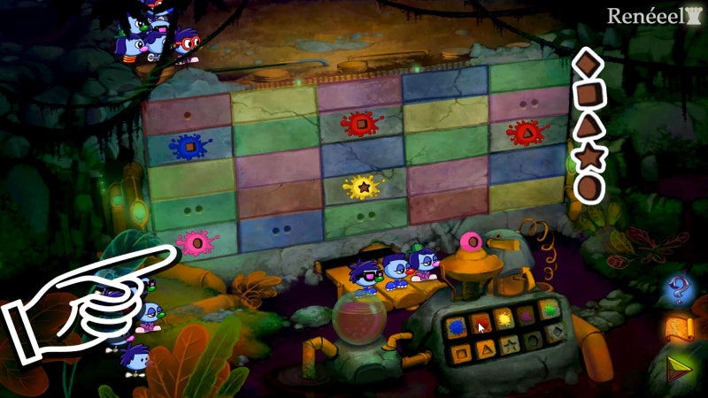 [고전게임/소개] Zoombinis 줌비니 : 수학 논리 여행 - 널뛰기 돌벽(Mudball Wall) ｜단계별 플레이 ...