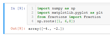 왕초보자를 위한 파이썬: 고차방정식의 해-numpy의 roots : 네이버 블로그