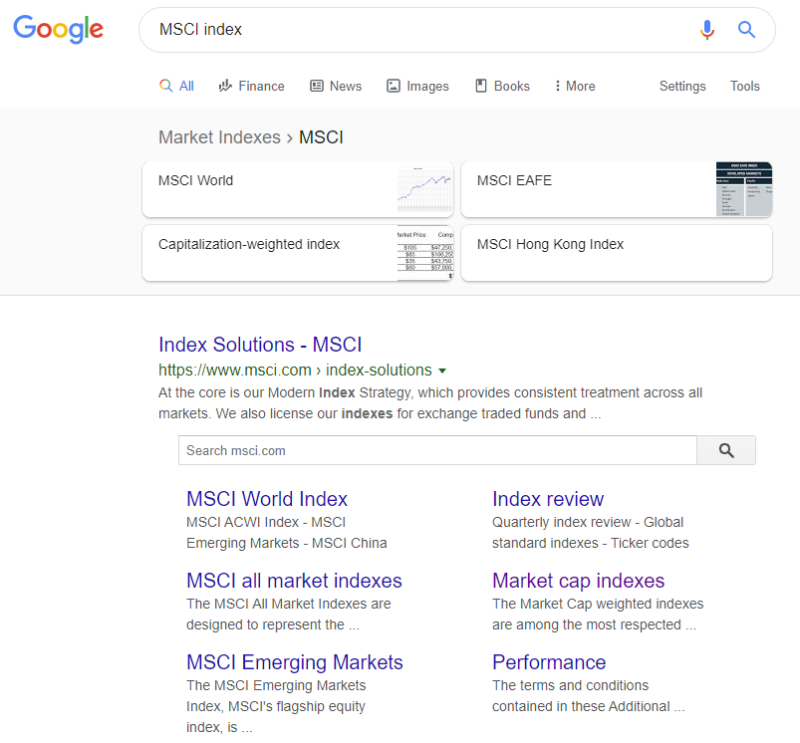 MSCI 지수 소개, MSCI Market cap index : 네이버 블로그