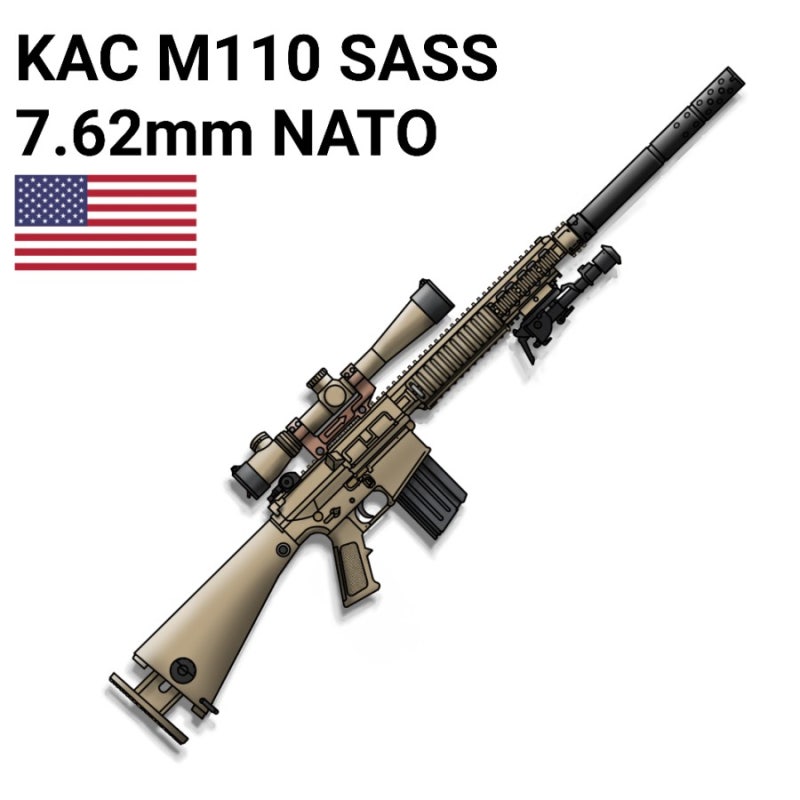 KAC SR-25 Series (AR-10, Mk.11, M110 SASS) : 네이버 블로그