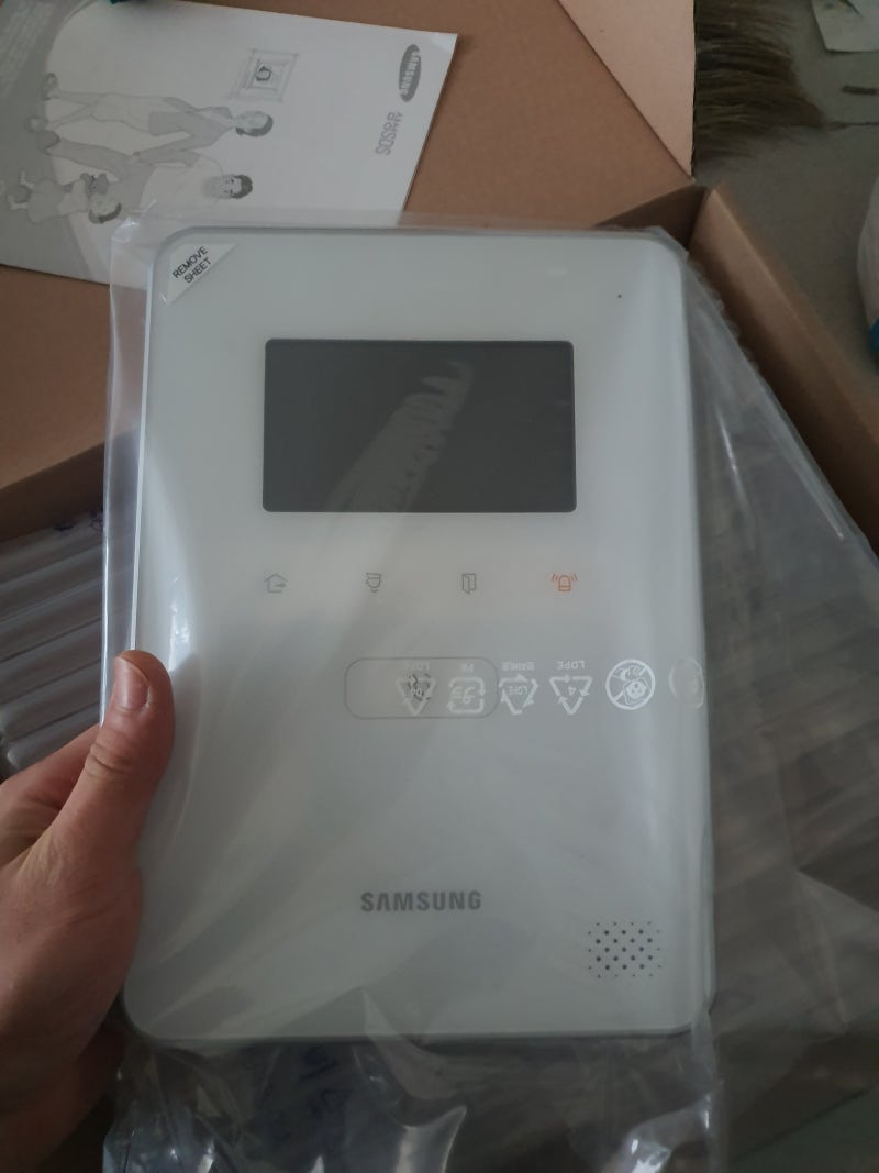 목포삼성인터폰 목포제일6차아파트비디오폰교체 이지온(ezon) sht-401w=SHT-3625삼성비디오폰교체설치(무안,영암,강진,해남) : 네이버 블로그