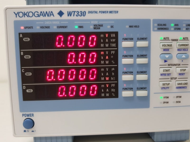 요꼬가와 WT310(단상), WT330(3상) 전력분석기 렌탈 및 판매 : 네이버 블로그