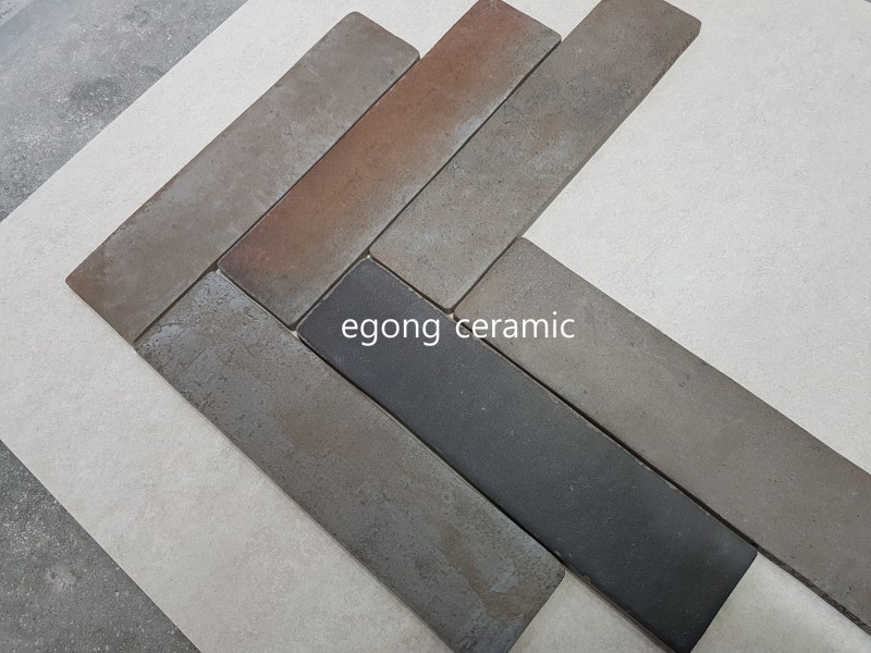 TERRA MIX NERO / 테라 믹스 네로 (70*280) 브릭 디자인 타일 / 브릭무니 포세린타일 / 헤링본 패턴 인테리어 ...