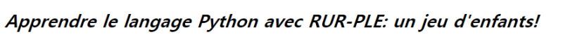 [독학파이썬] RUR-PLE로 파이썬 재밌게 시작하기! : 네이버 블로그