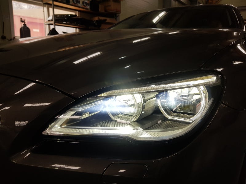 BMW F06 640D LCI 풀 LED 헤드라이트 교체 작업 신형개조 작업 진행입니다.. : 네이버 블로그