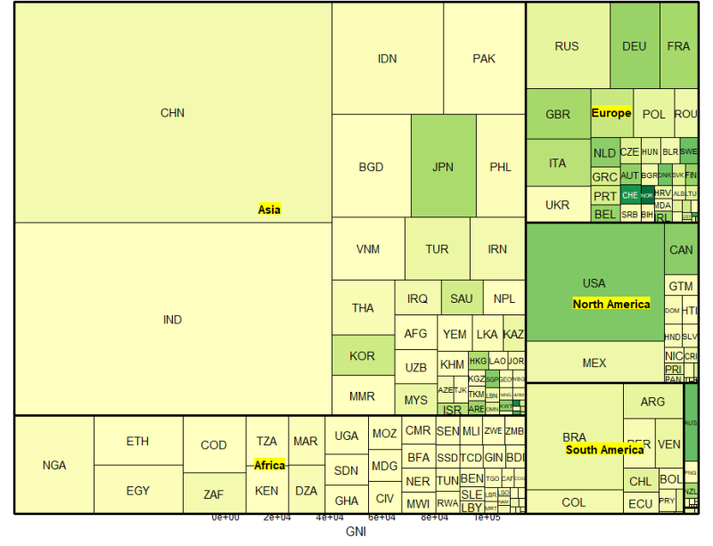 #빅데이터전문가 #R프로그래밍 Treemap 함수 / bubble chart : 네이버 블로그