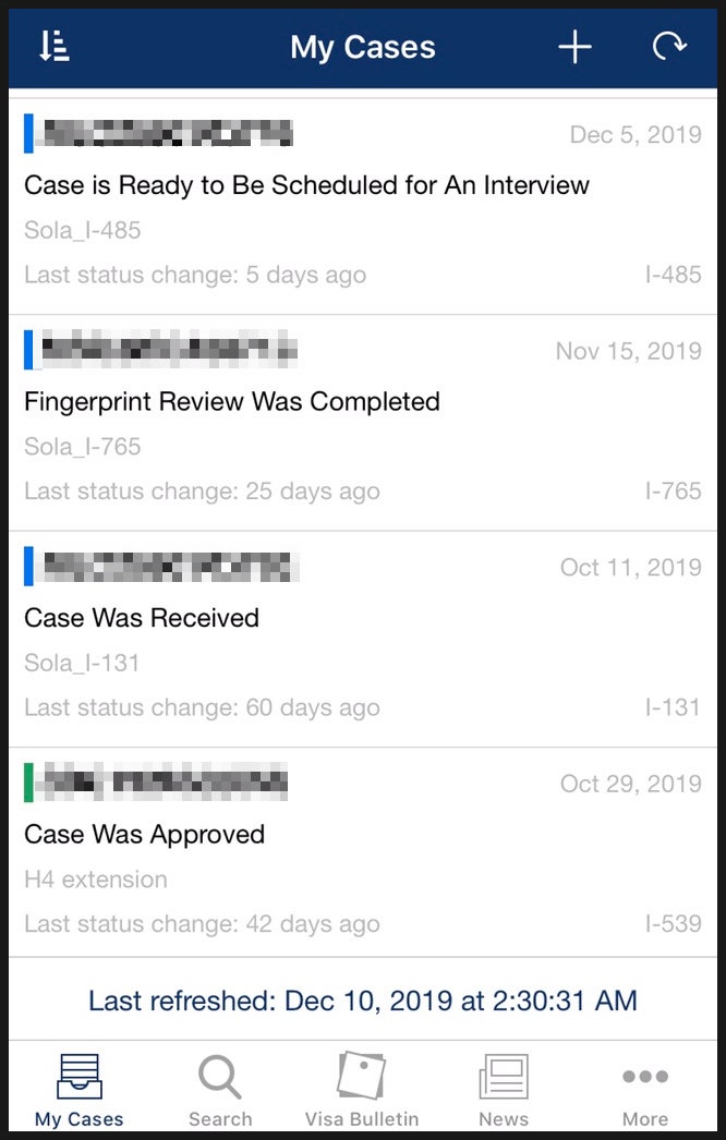 [미국영주권] case status 확인 방법 + 타임라인 : 네이버 블로그