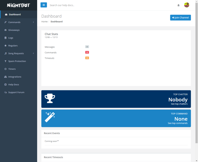 나이트봇(Nightbot) 소개 및 로그인 : 네이버 블로그