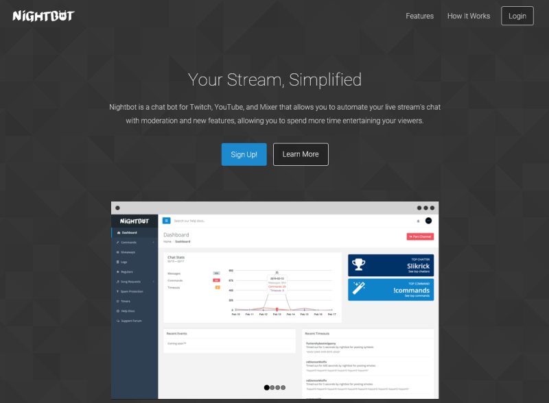 나이트봇(Nightbot) 소개 및 로그인 : 네이버 블로그