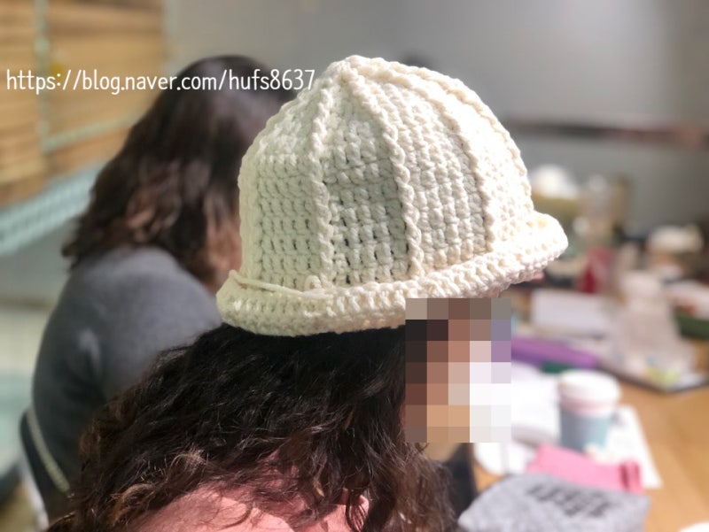 올라프인형 아기모자네키목도리와 폼폼만들기영통홈플 손뜨개수업2 네이버 블로그