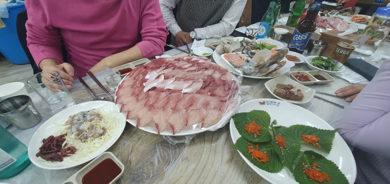 소래포구 종합어시장 대방어 가격 세자매초장집 네이버 블로그
