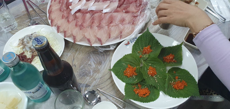 소래포구 종합어시장 대방어 가격 세자매초장집 네이버 블로그