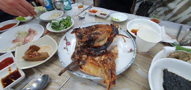 소래포구 종합어시장 대방어 가격 세자매초장집 네이버 블로그